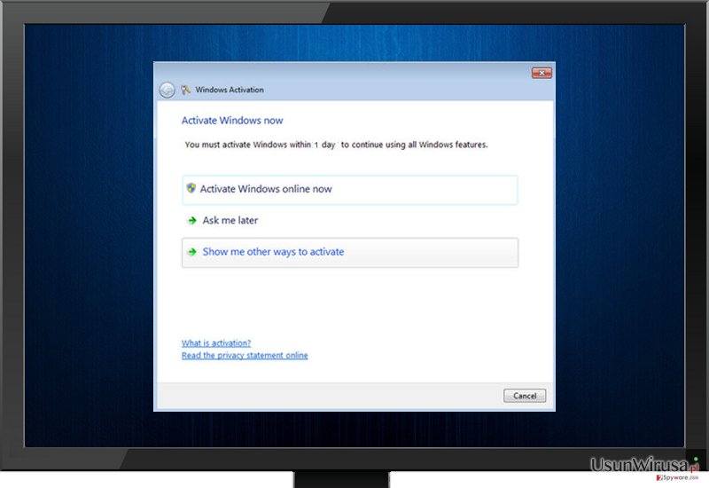 Usuń Fake Windows Activation screen (Poprawione instrukcje) - Ostatnia ... Usuń Fake Windows Activation screen (Poprawione instrukcje) - Ostatnia ...